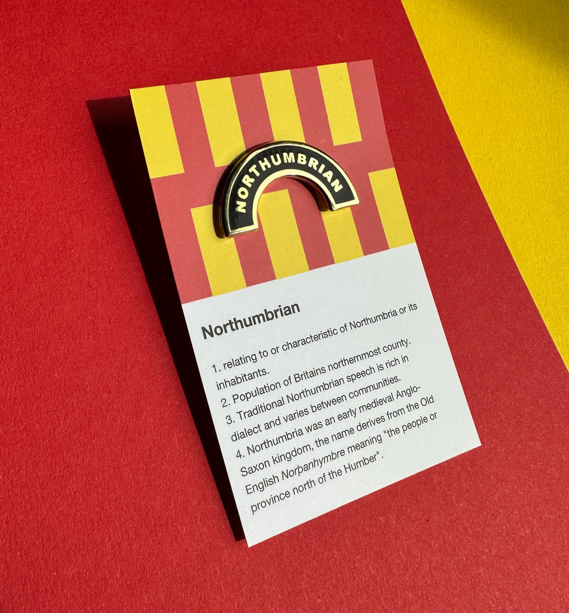 Northumbrian Enamel Pin Badge - North East Gifts